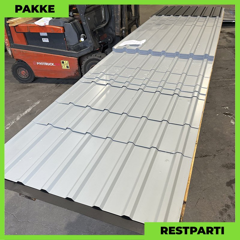 Trapez MVP 20/100 - Restparti - 47 stk. af 1650-5000 mm - Sort - 169,1 ...