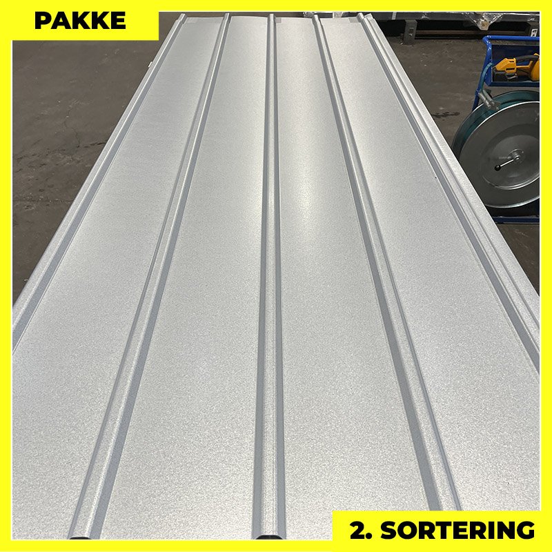 Pandeplade MTP 20/220 m/ dug - 2. sortering - 15 stk. af 3000-3210 mm ...