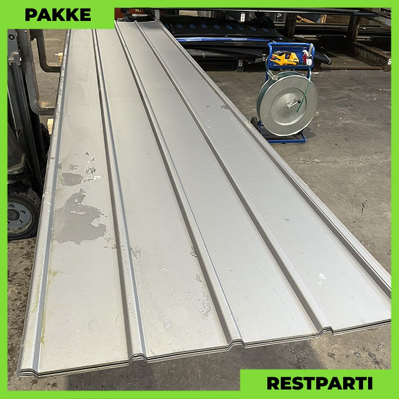 Pandeplade MTP 20/220 - Restparti - 12 stk. af 5300 mm - 0,5 mm ...